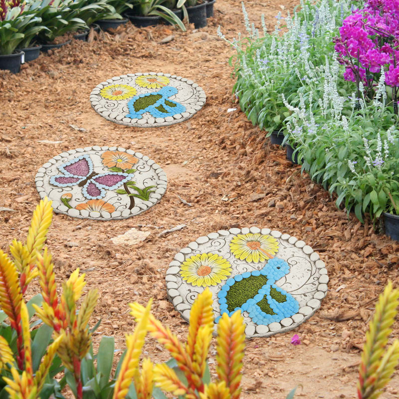 Arlmont & Co. Swind Cement Stepping Stone & Reviews | Wayfair